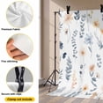 Blue Yellow Spring Floral Backdrop for Photography,Fabric Photo ...