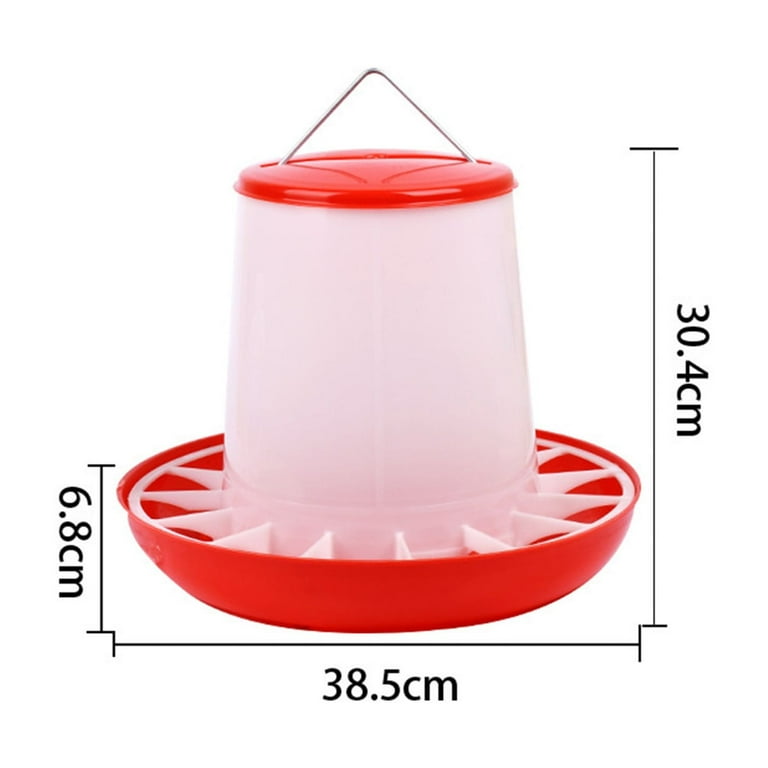 13 Pounds Chicken Feeder And Waterer Set, Hanging Chicken