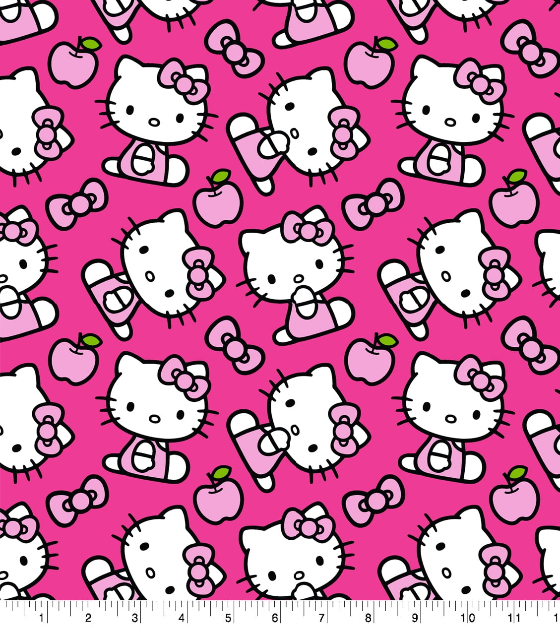 Springs Creative 18" x 21" Cotton Hello Kitty Icon Toss Precut Sewing ...