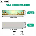 2D Flat 1pc 4X16 Inch Aluminum Signs Vintage Rustic Sign with Daisies ...