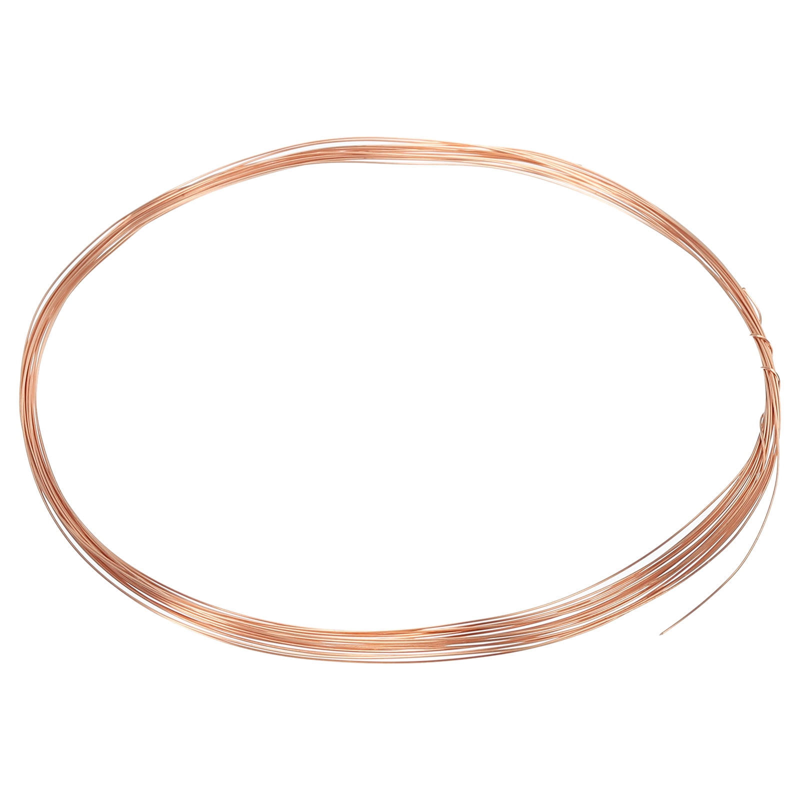 Uxcell 16.4Ft (5m) Solid Bare Copper Wire 29 Gauge 99.9% Pure Copper ...