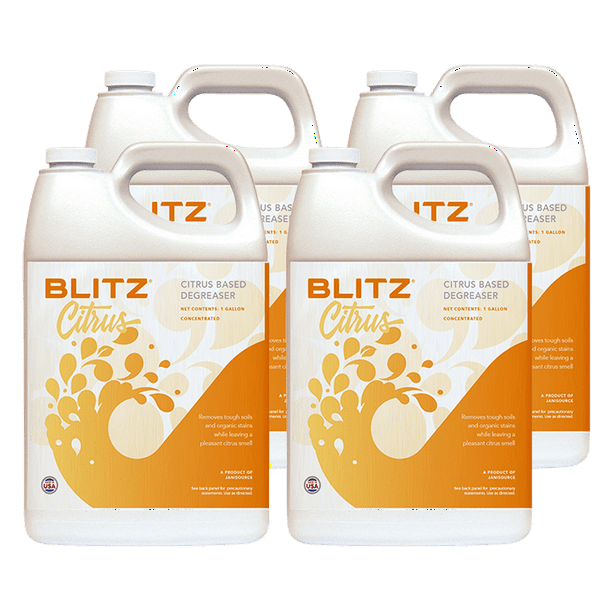 Blitz Citrus Concentrated Degreaser, 1 Gallon (Case of 4) - Walmart.com