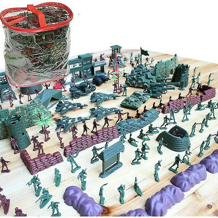 Army Base Playset Toy 4cm-5cm Soldier Army Men Action Figures Kids Toy ...