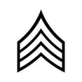 E-5 Sergeant Rank Sticker Decal Die Cut - Self Adhesive Vinyl ...