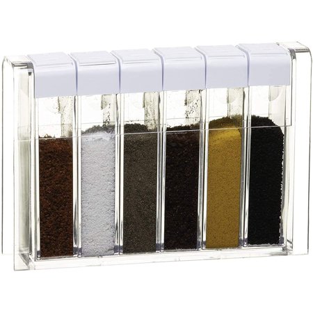 Spice Shak Di pen , Condiment Jar Sea oning Pla tic Set Box, 6 Pc ...