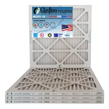 Flanders (4 Filters), 14" X 24" X 1" Precisionaire Nested Glass Air ...