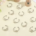 30Pcs 3 Styles Adjustable 304 Stainless Steel Finger Rings Components ...