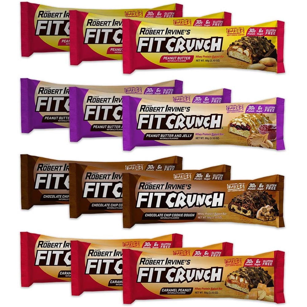 FITCRUNCH Protein Bars, Protein Bar, Designed by Robert Irvine, Worldâ ...