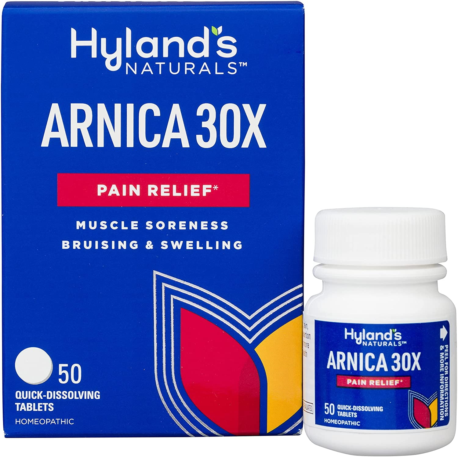 Hyland's Naturals Arnica 30x Pain Relief Tablets, 50 Count - Walmart.com