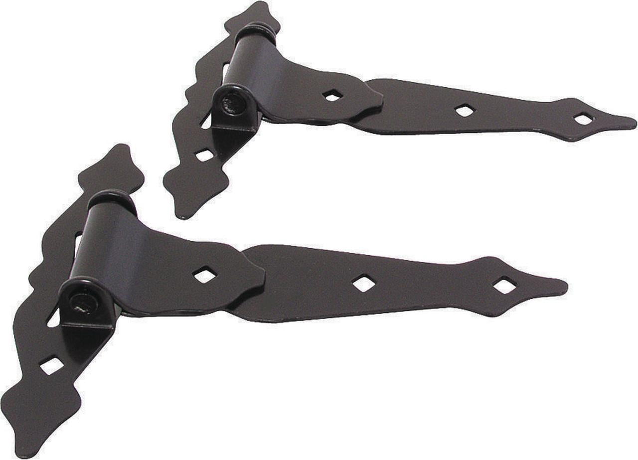 Prosource 1122159 8 in. Heavy Duty Ornamental Gate T-Hinge - Steel ...