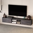 Atelier Mobili Floating TV Stand 70 Inch, Wall Mounted Entertainment ...