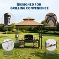 Anoncndin 8x5ft Outdoor Grill Gazebo for Patio Backyard Deck,Double ...