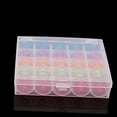 Kiplyki 25 Spool Bobbins Sewing Machine Bobbin Case Organizer Storage ...