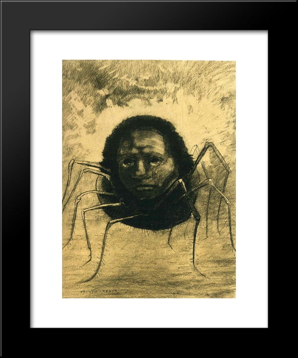 The Crying Spider 20x24 Framed Art Print by Redon, Odilon - Walmart.com
