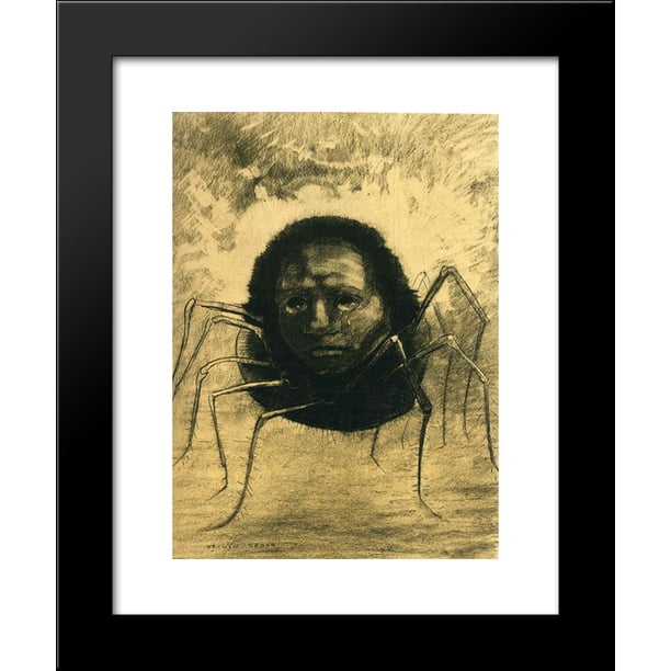 The Crying Spider 20x24 Framed Art Print by Redon, Odilon - Walmart.com