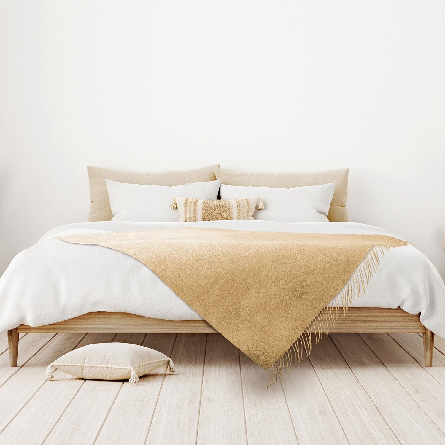 Click here for Safdie & Co. Faux Cashmere Throw Straw Throw prices