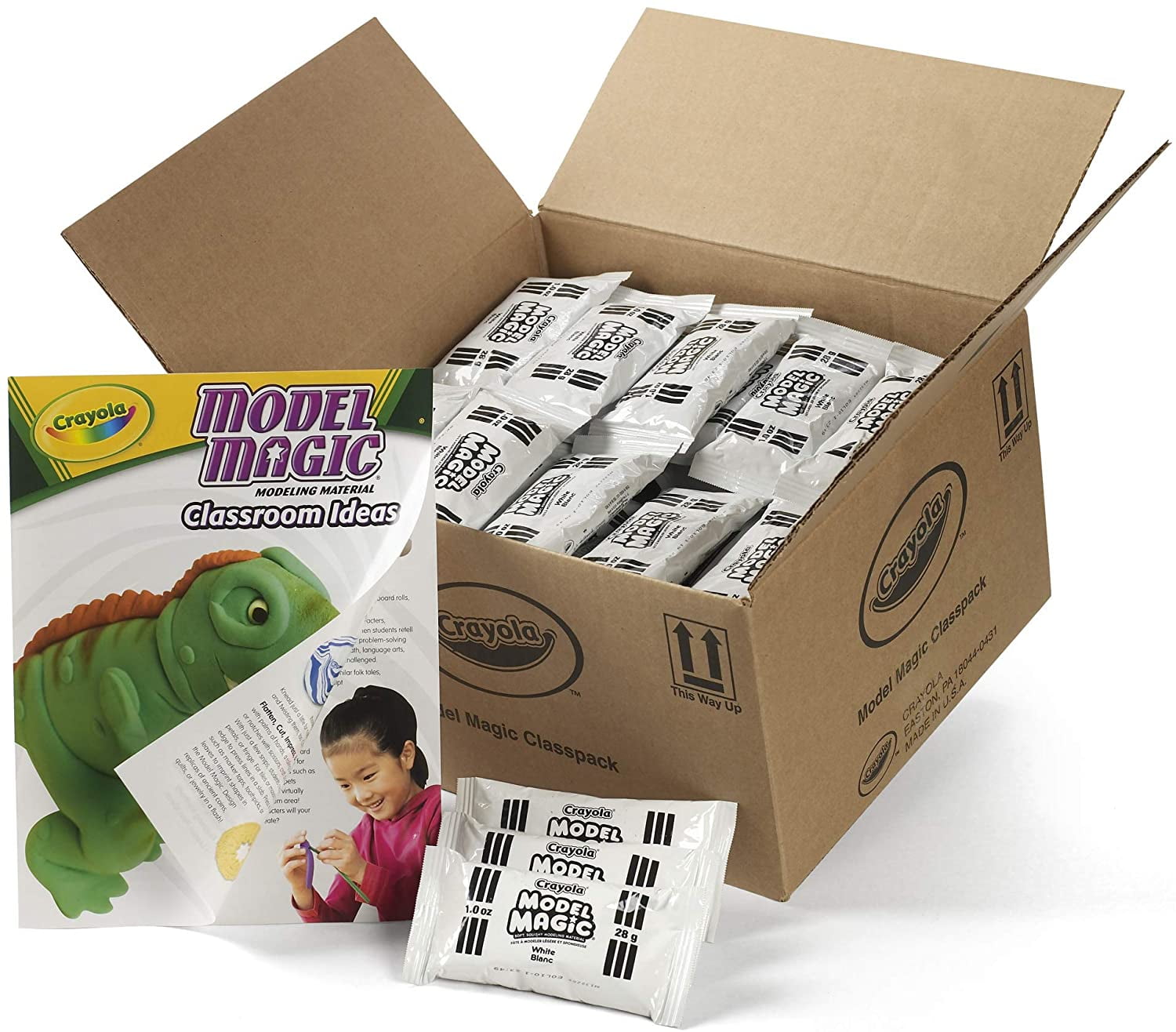 Crayola Model Magic White, Modeling Clay Alternative, Bulk School ...