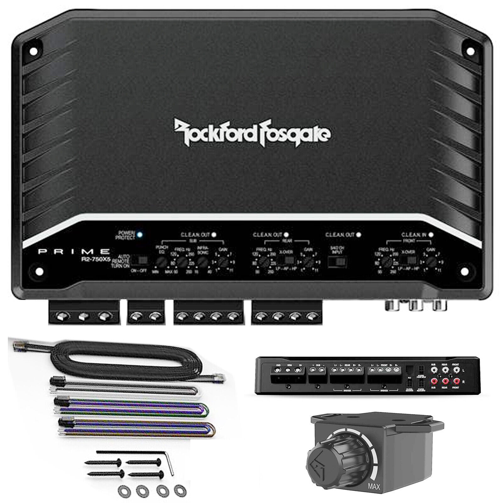 Rockford Fosgate R2-750X5 Prime 750 Watt Full Range 5-Ch Power ...