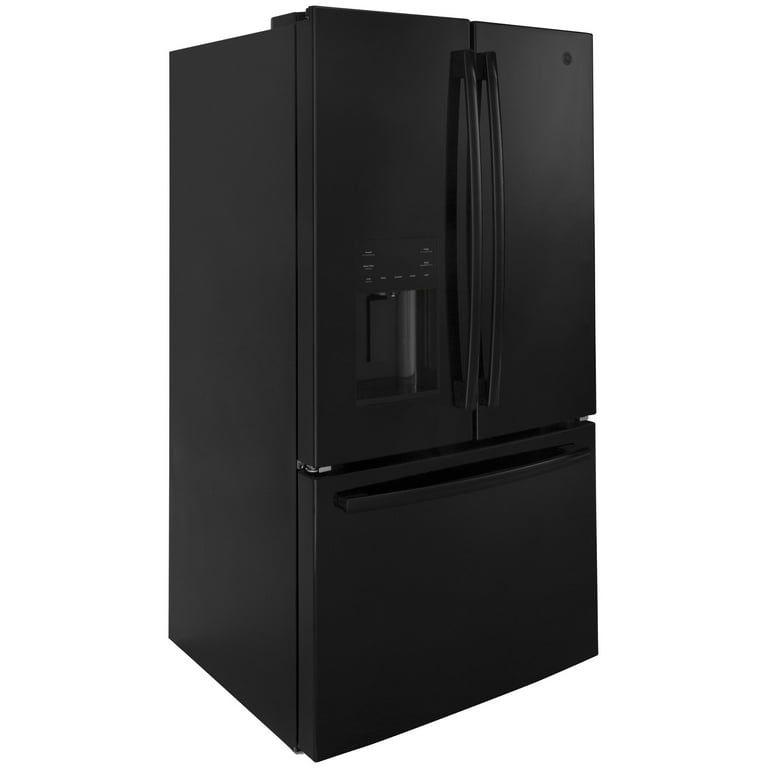 Ge Gfe26j 36 Wide 25.6 Cu. Ft. Energy Star Rated French Door Refrigerator Black Walmart