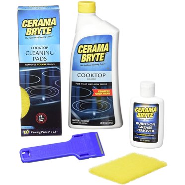 Weiman Cooktop Cleaner Max Easily Remove Burned-On Food, Grease and ...