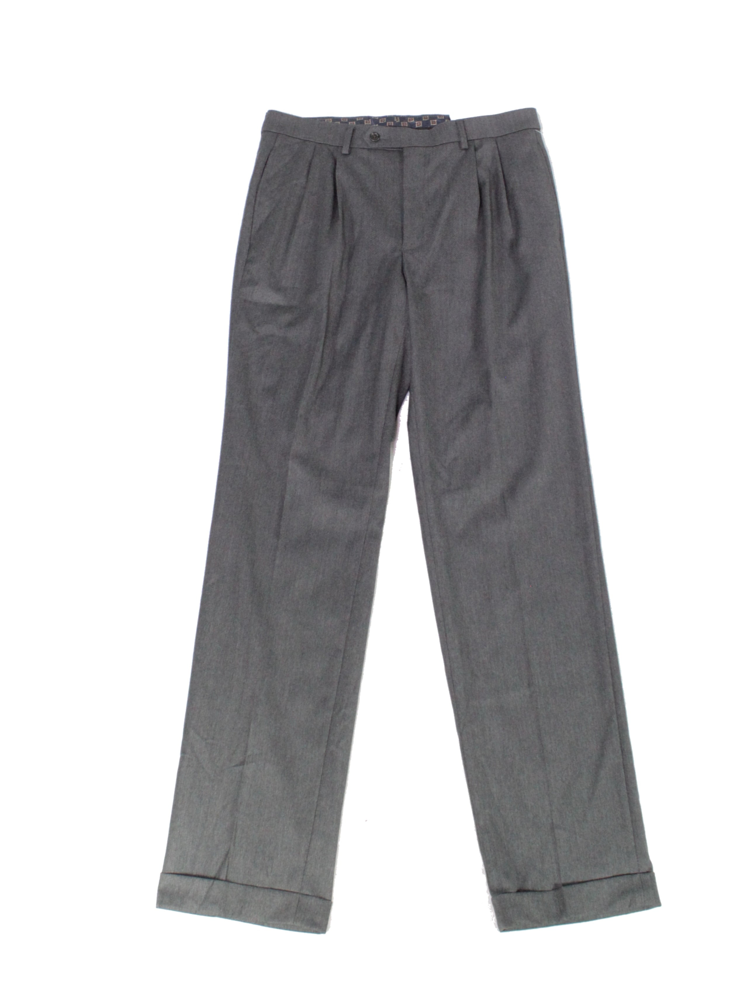 Mens Pants 38X30 Dress - Pleat Stretch 38 - Walmart.com