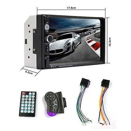 Hikity 7023b 2 Din Stereo Receiver Car Radio 7" Hd Audio Multimedia Mp5 ...