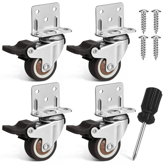 Workbench Casters kit 660 Lbs - Retractable Casters Heavy Duty Bench ...