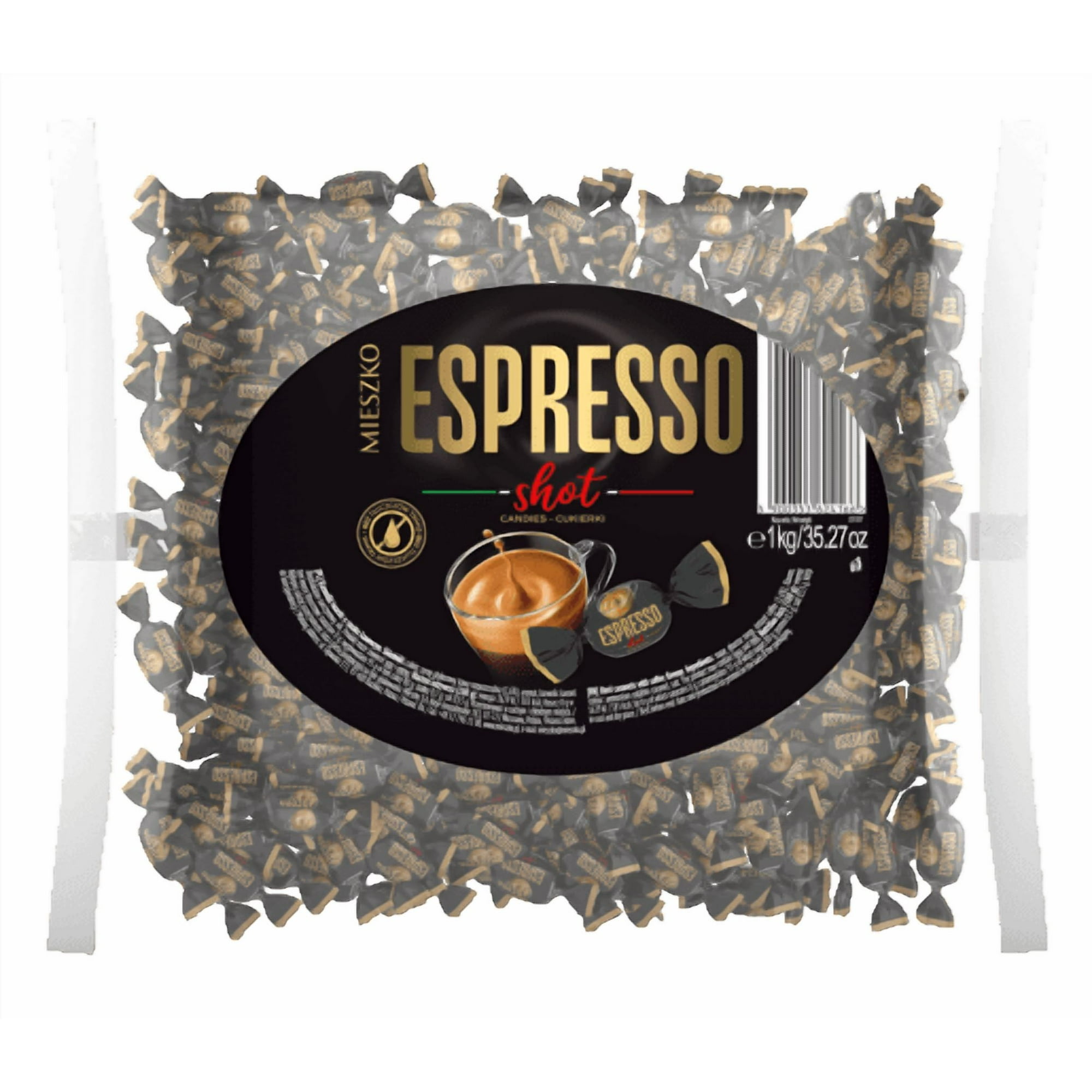 Click here for Mieszko Espresso Hard Candies 1kg 102.2 Oz prices