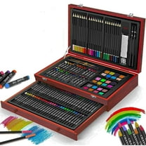 KINSPORY 168Pcs Drawing Painting Set, Deluxe Wooden Art Case, Gift for ...