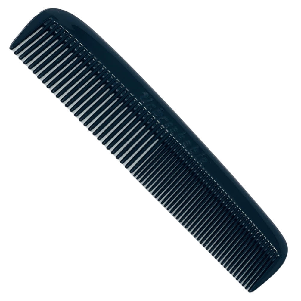 G.B.S (5 Pack) Pocket Comb Black Unbreakable Round Teeth Course Fine ...