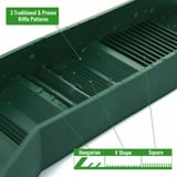 ASR Outdoor Pocket Mini Sluice Box for Gold Panning 3 Riffle TPR Rubber ...