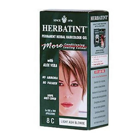 Herbatint Permanent Herbal Haircolour Gel 8C Light Ash Blonde - 135 Ml ...