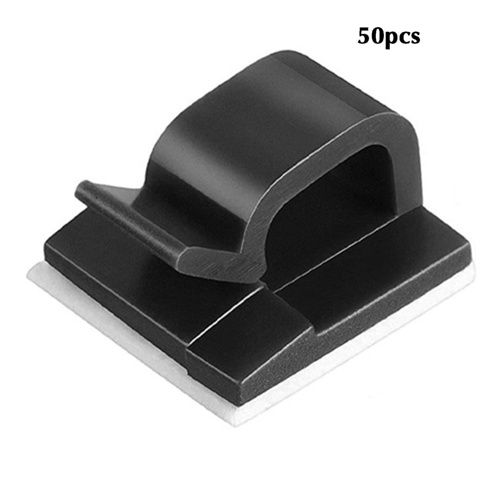 50pcs Adhesive Cable Clips Upgraded Wall Wire Clips Strong Cord Clips ...