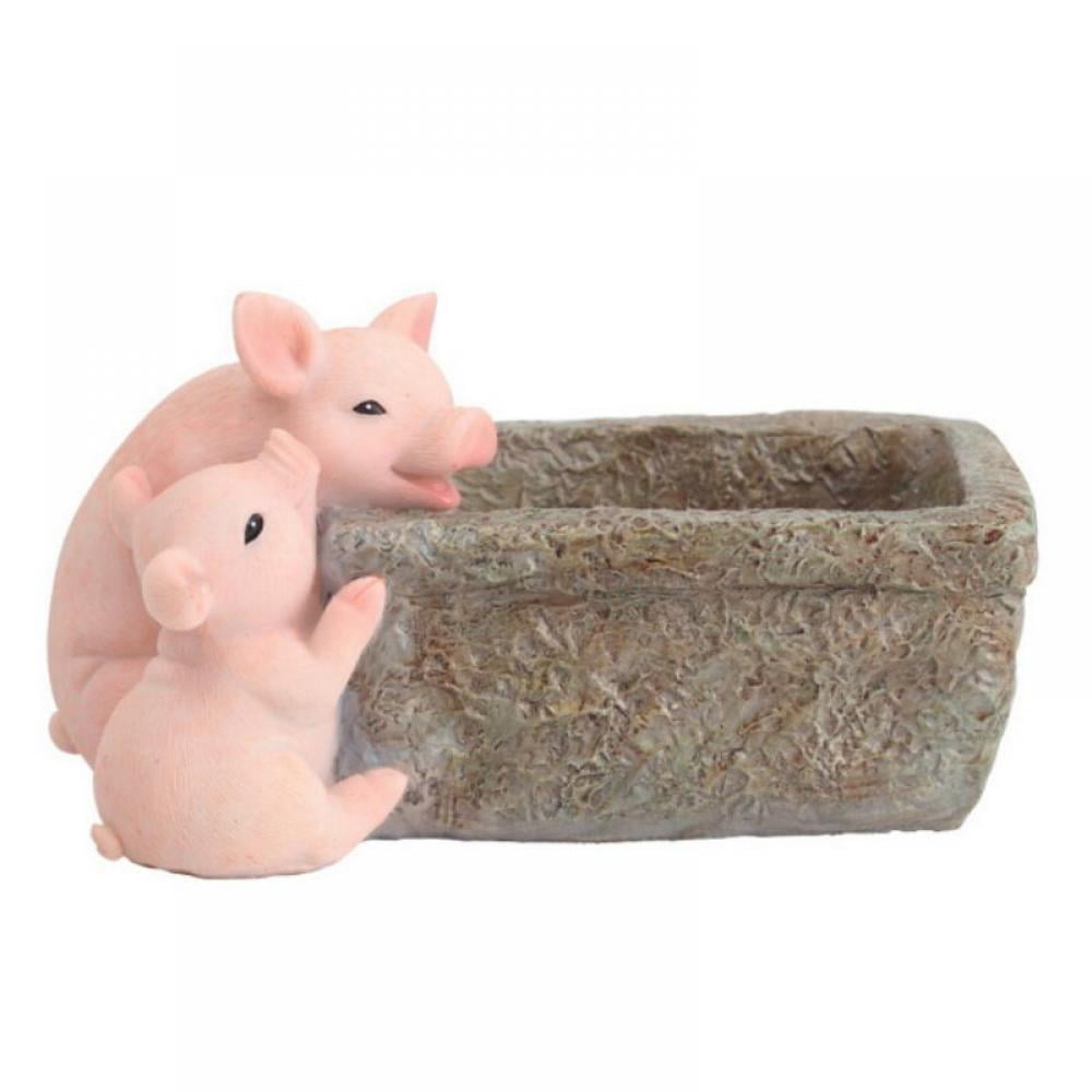 Home Decor Pot, Pig Succulent Planter Flowerpot Decor for Home Office ...