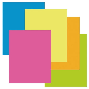 PaconÂ® Neon Poster Board, 22" x 28", Assorted Neon Colors, 25 Sheets ...