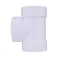 Charlotte Pipe PVC 00441 1000 Schedule 40 3 In. Hub T X 3 In. D Hub Pvc ...