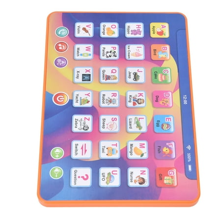 Rdeghly Children Learning Tablet Alphabet Tablet English Letters 7in ...