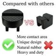 AUTOXBERT 2X Car Jack Pad, Rubber Slotted Frame Rail Protector, Anti ...