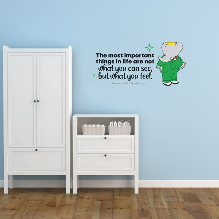Babar Elephant Quotes Babar Nursery Art Gardener | Unframed