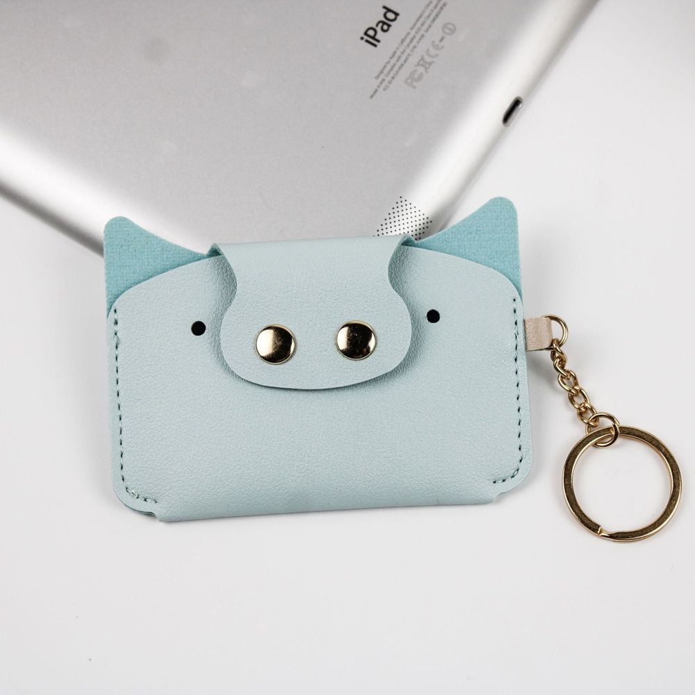 Cute Simple Animal Small Gift Soild Color Student Wallet Cartoon Pig ...