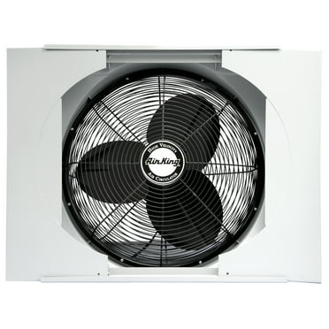 Cool Works BP2-9 9" WhiteTwin Window Fan - Walmart.com