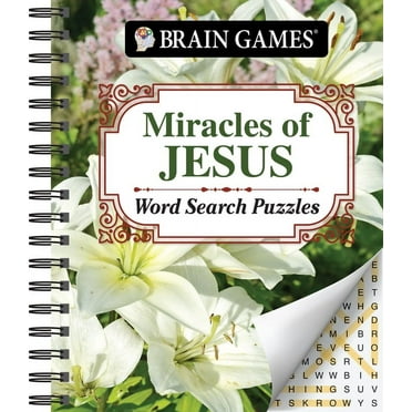 Brain Games - Miracles of Jesus Word Search Puzzles - Walmart.com