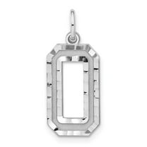 Diamond2Deal 925 Sterling Silver Rhod-Plated Saint Joseph Medal Charm ...