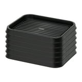 IRIS Small Shoe Tray, 6 Pack, Black - Walmart.com
