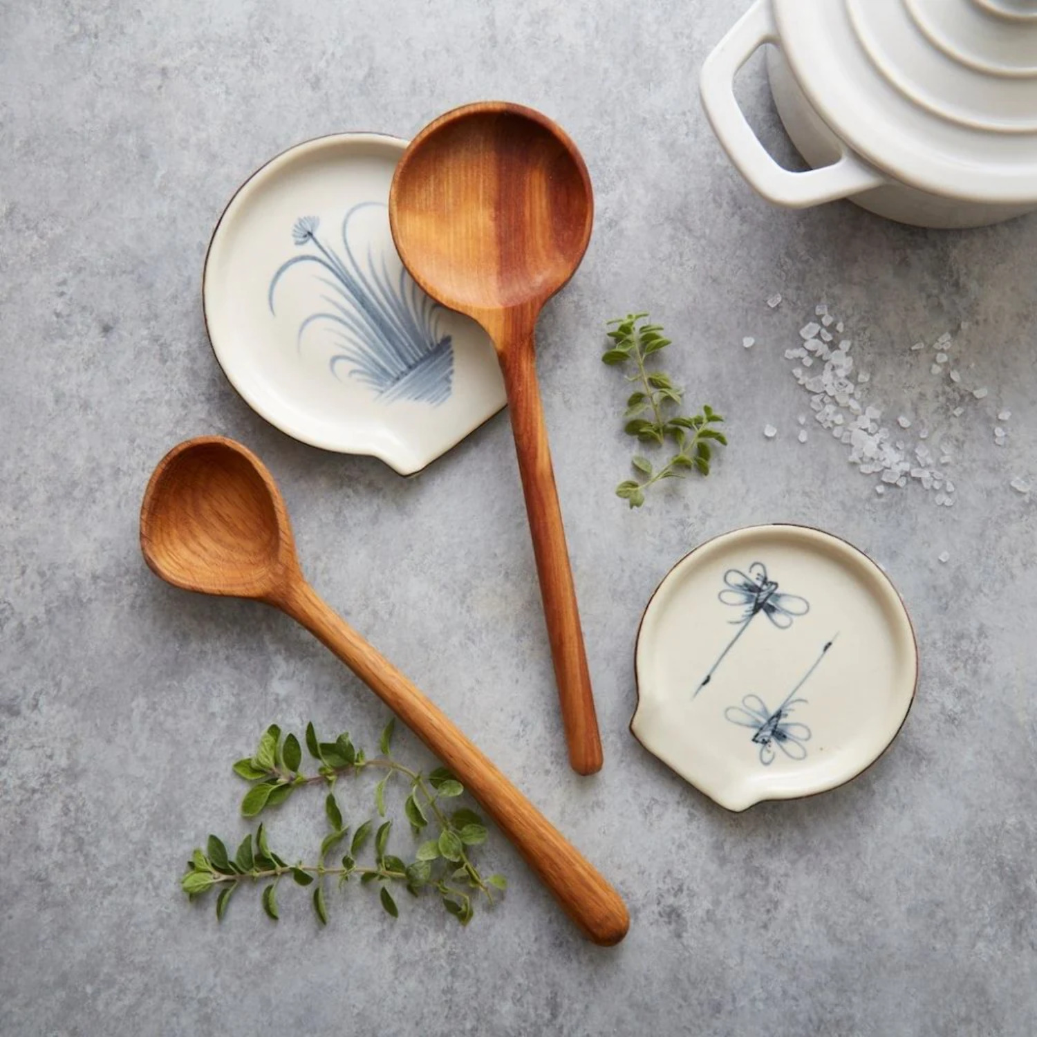 Vintage Dragon Fly Spoon Rest Set - Walmart.com