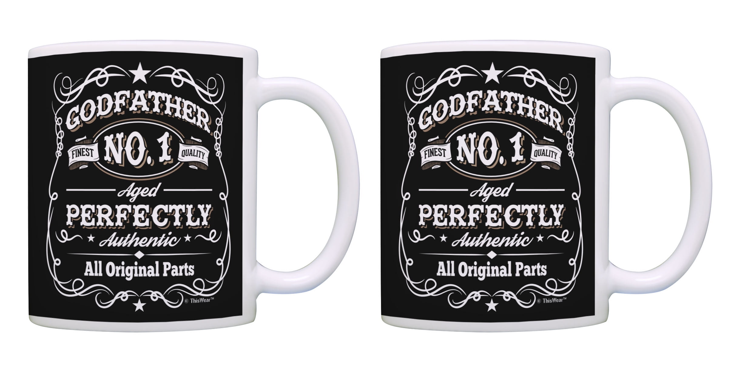 ThisWear Godfather Birthday Present All Original Parts Godfather Mug 11 ...