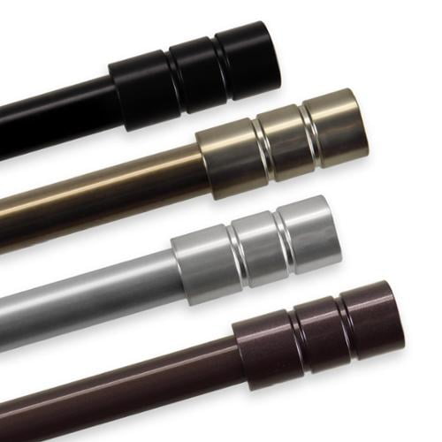 instyledesign greyor adjustable curtain rod - Walmart.com