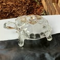 Petrichor Clear Crystal Turtle Decorative Figurine for Home Decor and ...