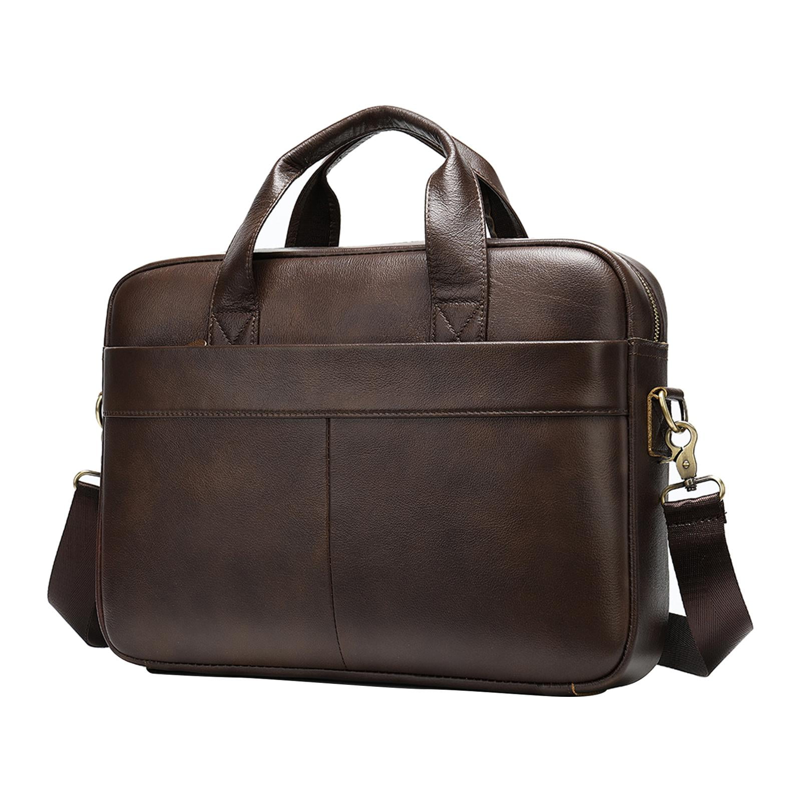 Click here for Milaget Mens Leather Bag Laptop Briefcase Business... prices