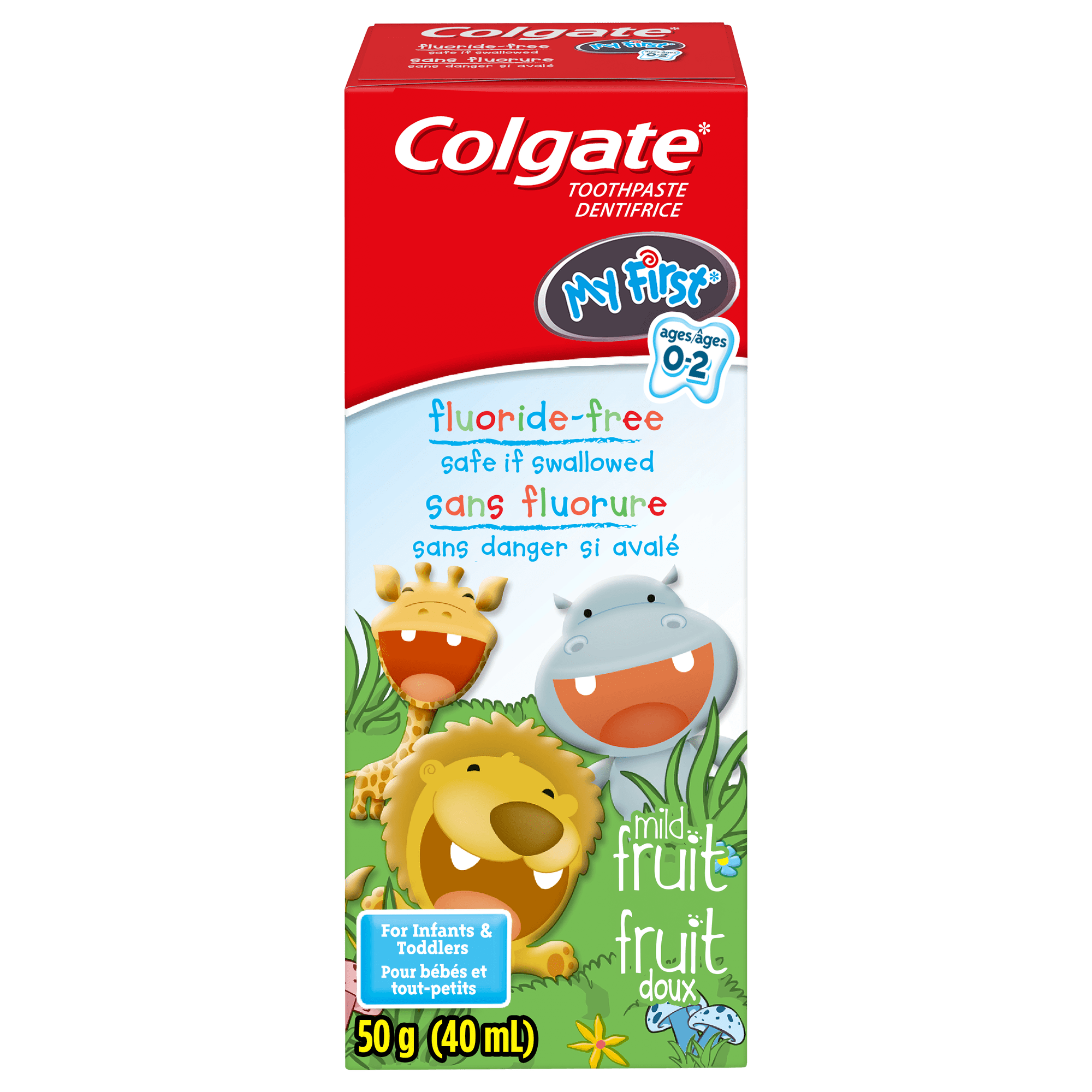 Colgate My First Infant And Toddler Training Toothpaste  Fluoride Free  Mild Fruit Flavour  40 Ml